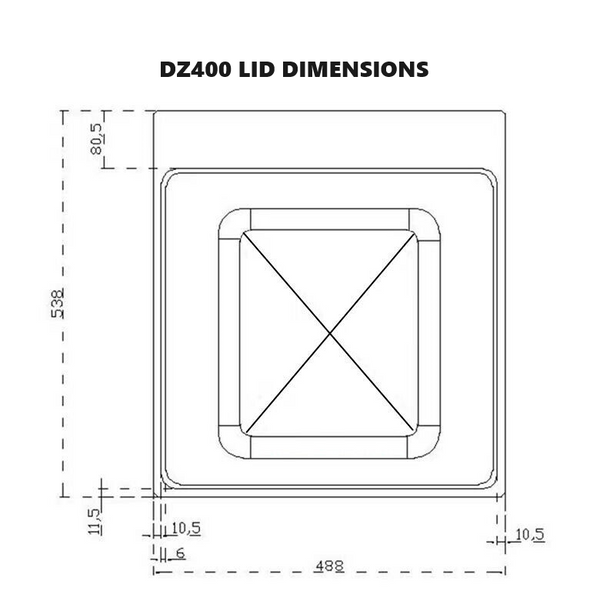 DZ400 Lid Only – Safaripack